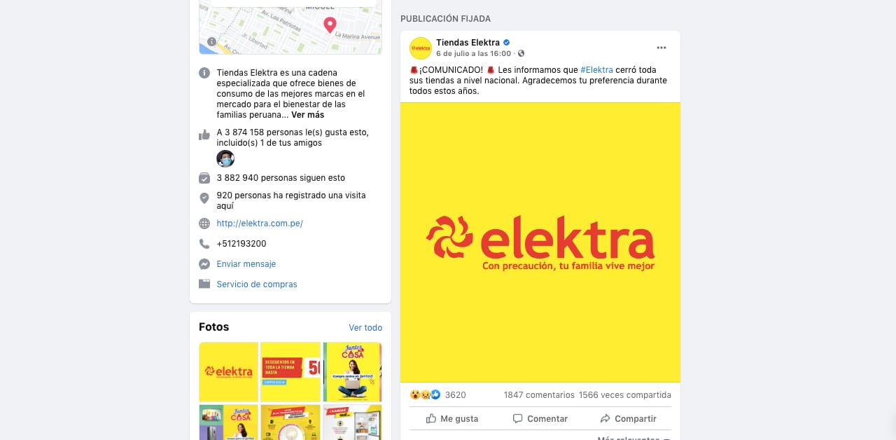 Elektra: los hechos que anticiparon su salida del Perú - Forbes Colombia