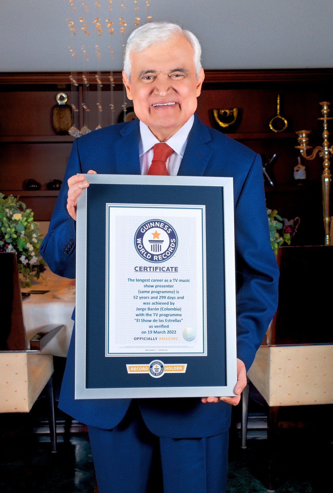 Jorge Barón logra récord como el presentador de programas musicales de ...
